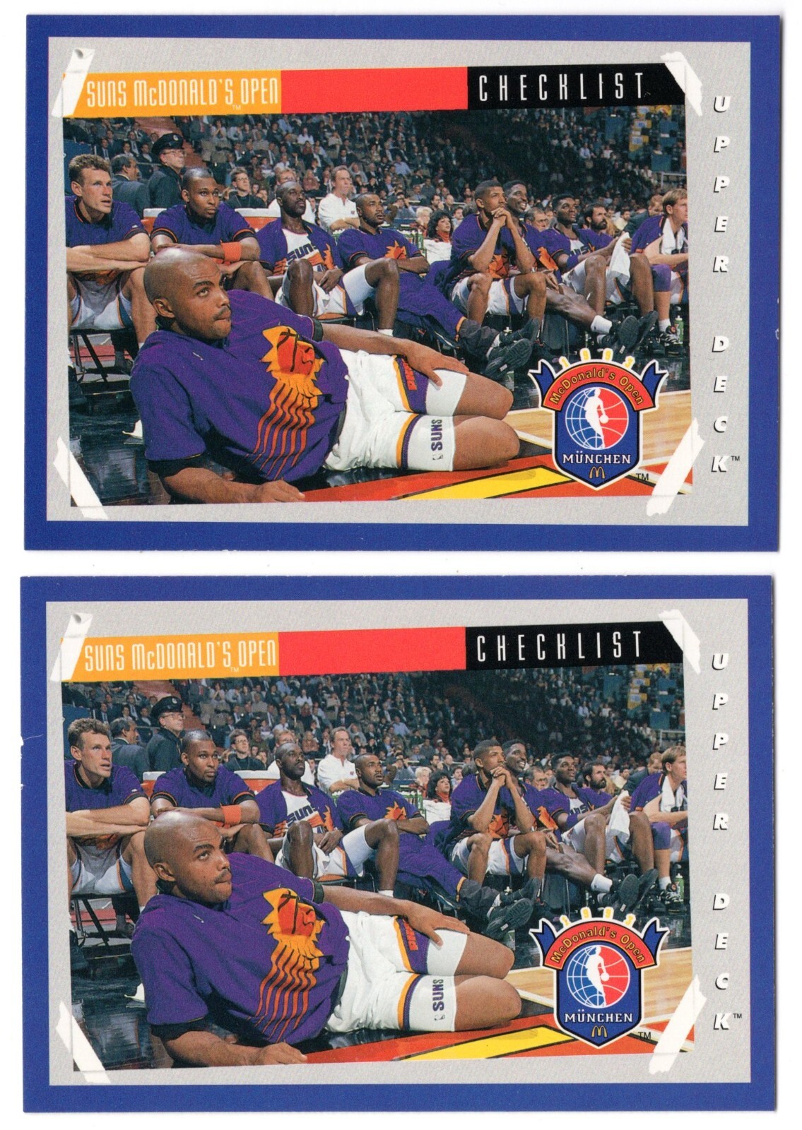 (2) 1993-94 UPPER DECK McDONALD'S OPEN CHECKLIST CARD #507 LOT **NM-MT ...