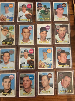 Rich Nye 1969 Topps Baseball Card (Sale Is For One Card In Title) (6148 ...