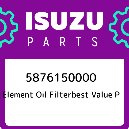 ISUZU 5876150000 - cross reference oil filters | oilfilter ...