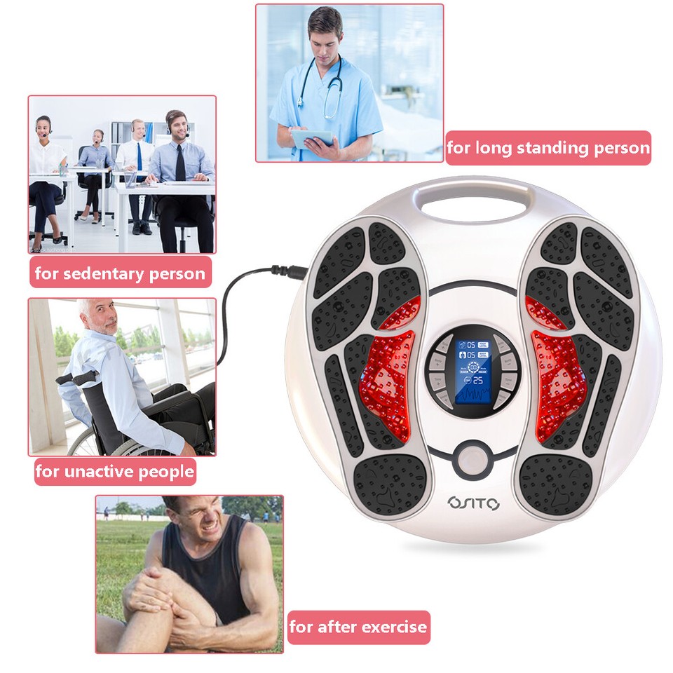 EMS Foot Circulation Massager Booster Machine Reduce Swelling for ...