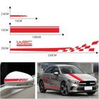 Car WRC Stickers Body Vinyl Decals Stripe For Door Side Hood Rearview ...
