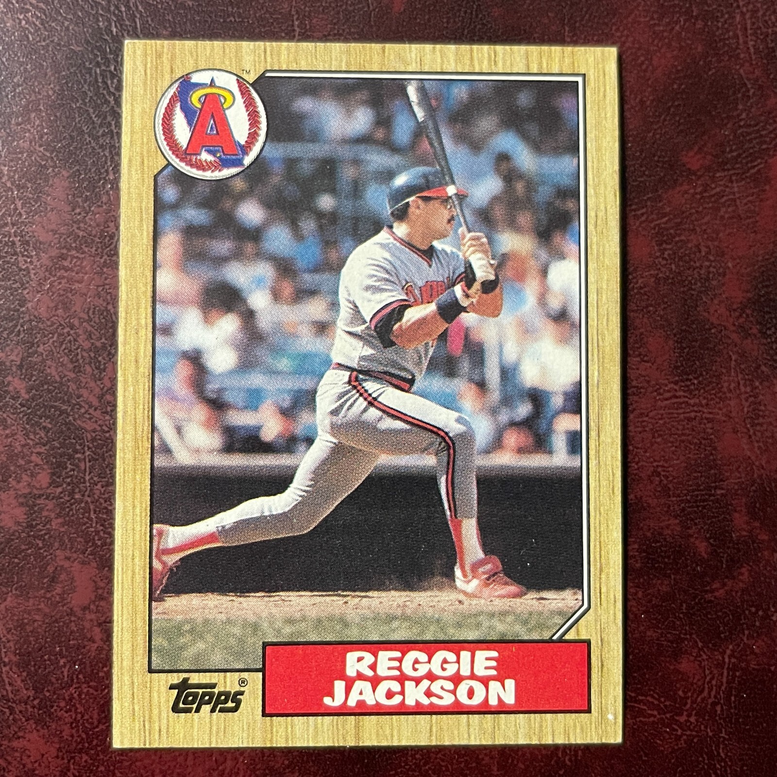 1987 Topps Set REGGIE JACKSON #300 CALIFORNIA ANGELS - NM/MINT+ *HIGH ...