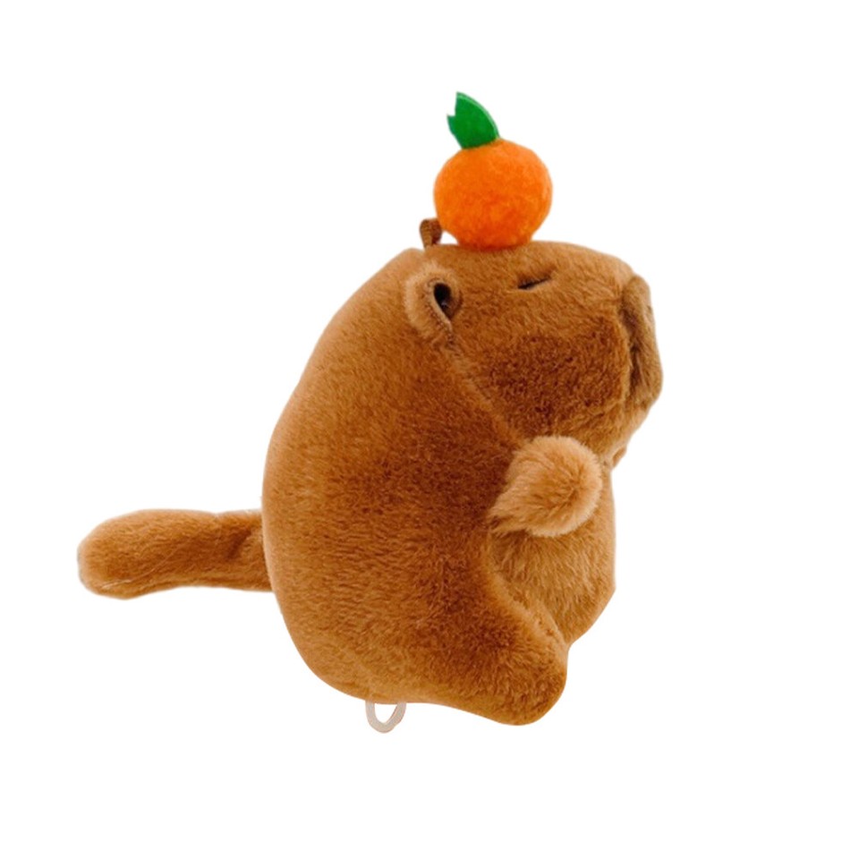 Tail Wagging Capybara Plush Keychain Toy Capybara Stuffed Animals Cute ...