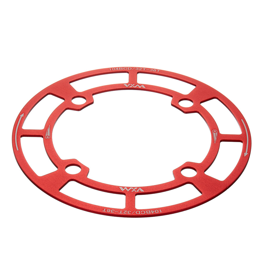 MTB Bike Crank Protector Cover Chainring Crankset Guard Red (38T-42T ...