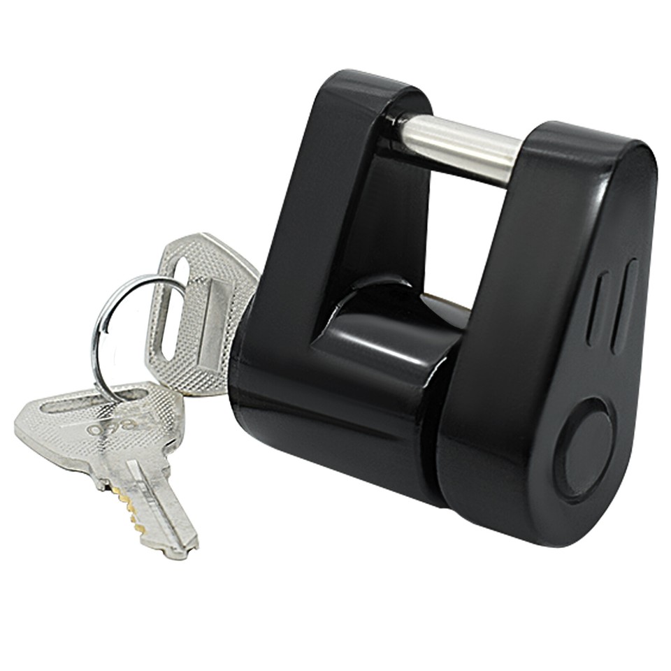 Trailer Hitch Coupler Lock Boat Tow Towing Rv Latch Tongue Coupler 2 ...