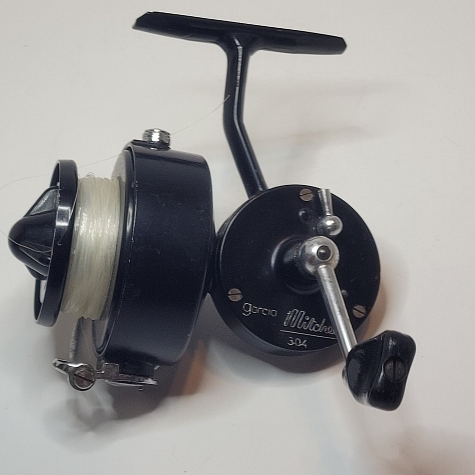 Vtg Garcia Mitchell 304 Fishing Spinning Reel Classic Freshwater Fish ...