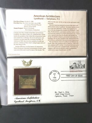 US #1841 on Cover and Gold-Plated Stamp | eBay