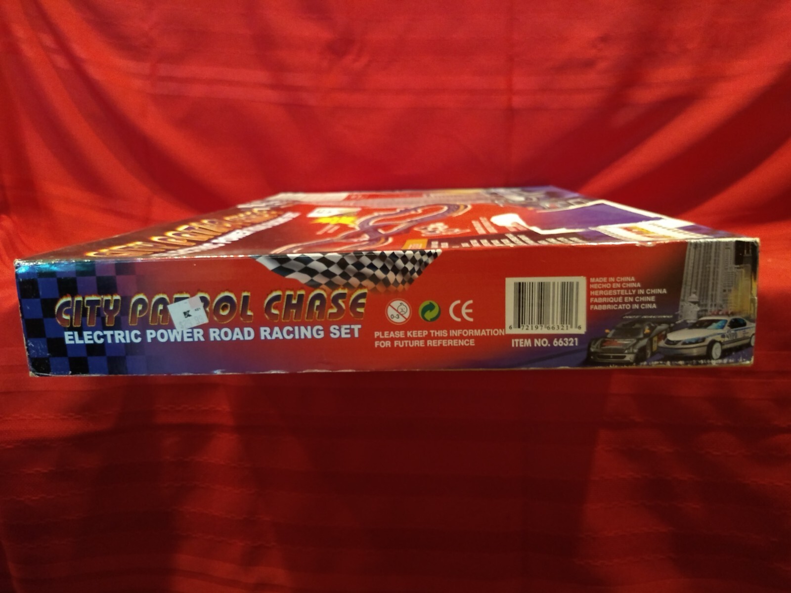 Vintage GOLDEN BRIGHT CITY PATROL CHASE Electric Power Road Racing Set ...