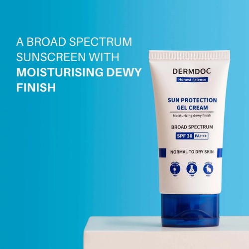 DermDoc Sun Protection Gel Cream with SPF 30 & PA+++ 50g Free & Fast ...