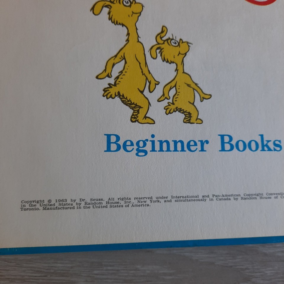 Dr. Seuss's ABC 1963 First Edition Beginner Books Random House | eBay