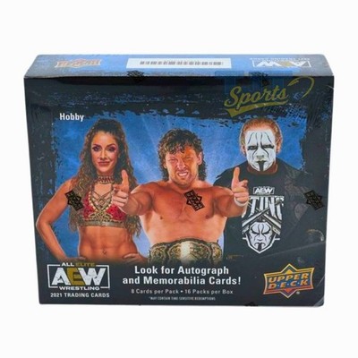 2021 UPPER DECK ALL ELITE WRESTLING AEW HOBBY BOX NEW FACTORY SEALED | eBay