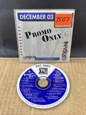 Promo Only Urban December 03 CD, MULTIPLE CD'S SHIP FREE | eBay