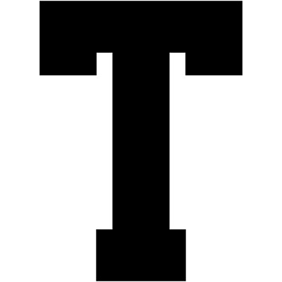 Varsity Letter T Decal Sticker Vinyl Window Laptop College Athletic ...