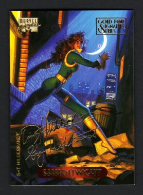 MARVEL MASTERPIECES 1994 GOLD FOIL SIGNATURE CARD 106 SHADOWCAT | eBay