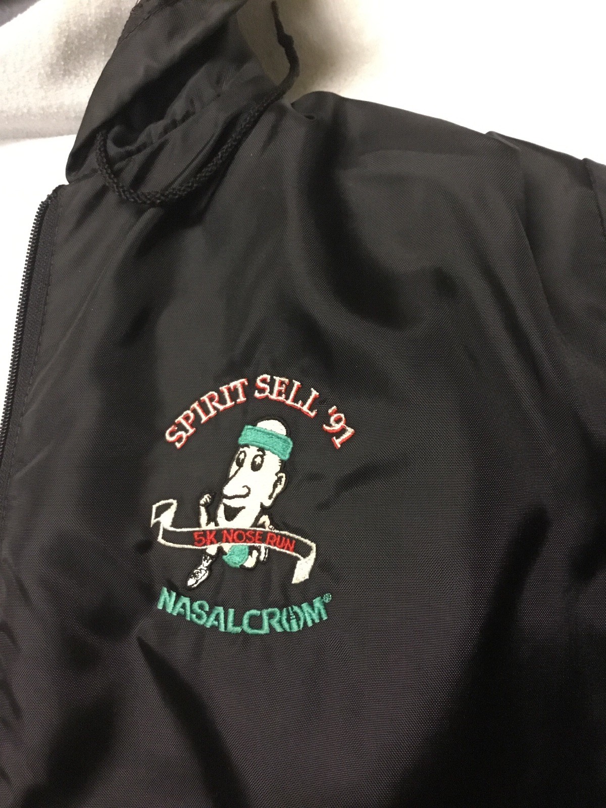 DRUG REP ITEM NASAL CROM JACKET WITH HOOD HTF USED | eBay