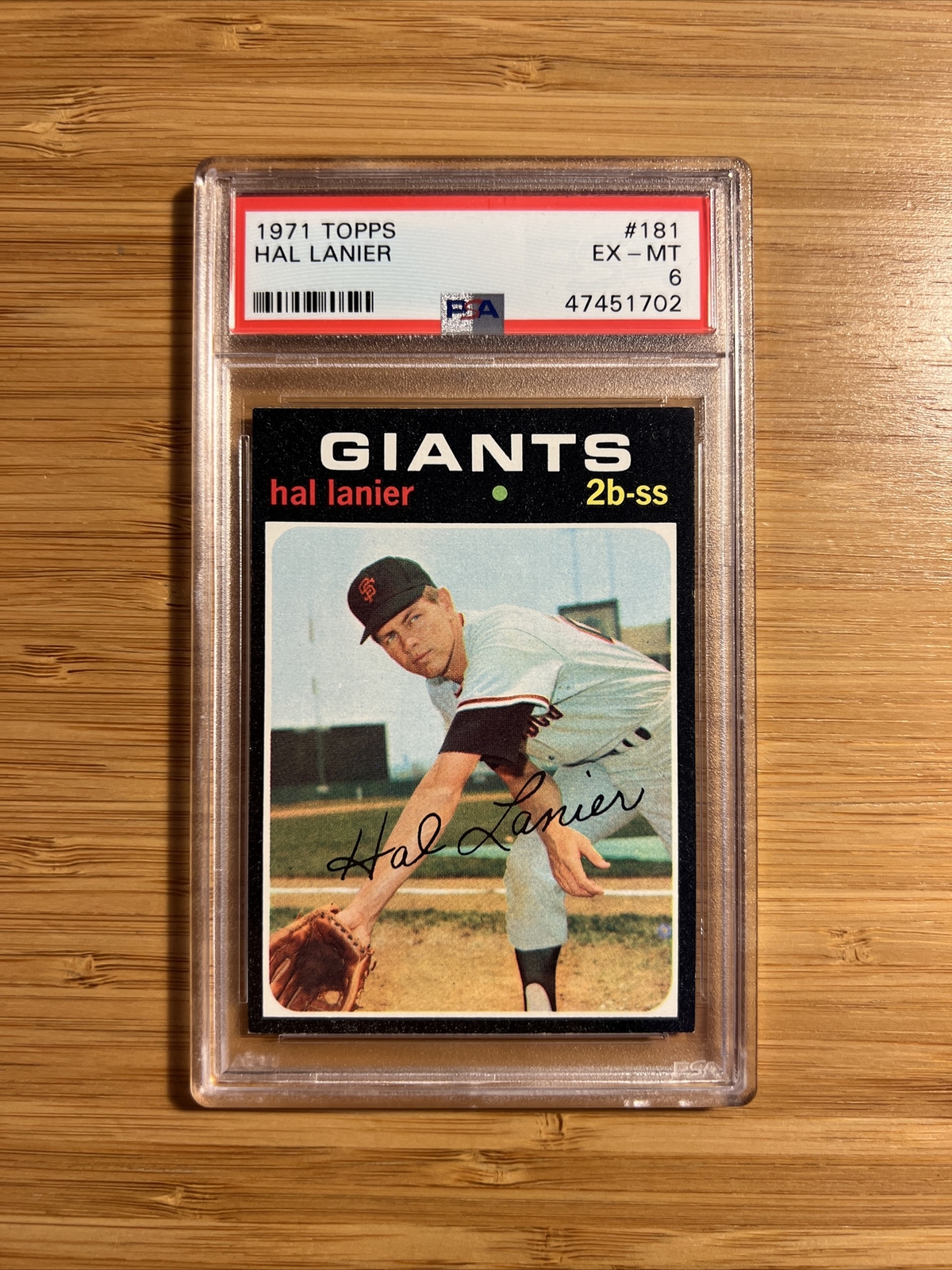 1971 Topps Baseball Set Break #181 Hal Lanier PSA 6 EX-MT | eBay