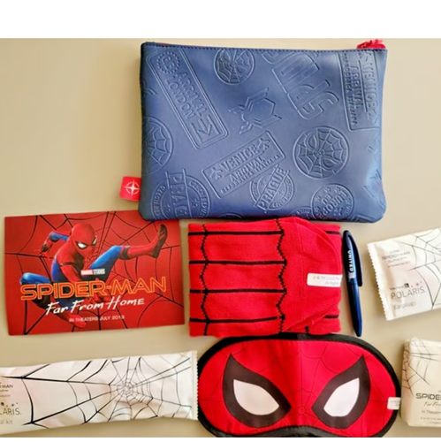 Spider-Man United Airlines Amenities Kit Blue Business / First/ Polaris ...