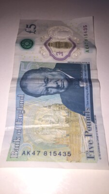 AK47 £5 Polymer Five Pound Bank Note | eBay