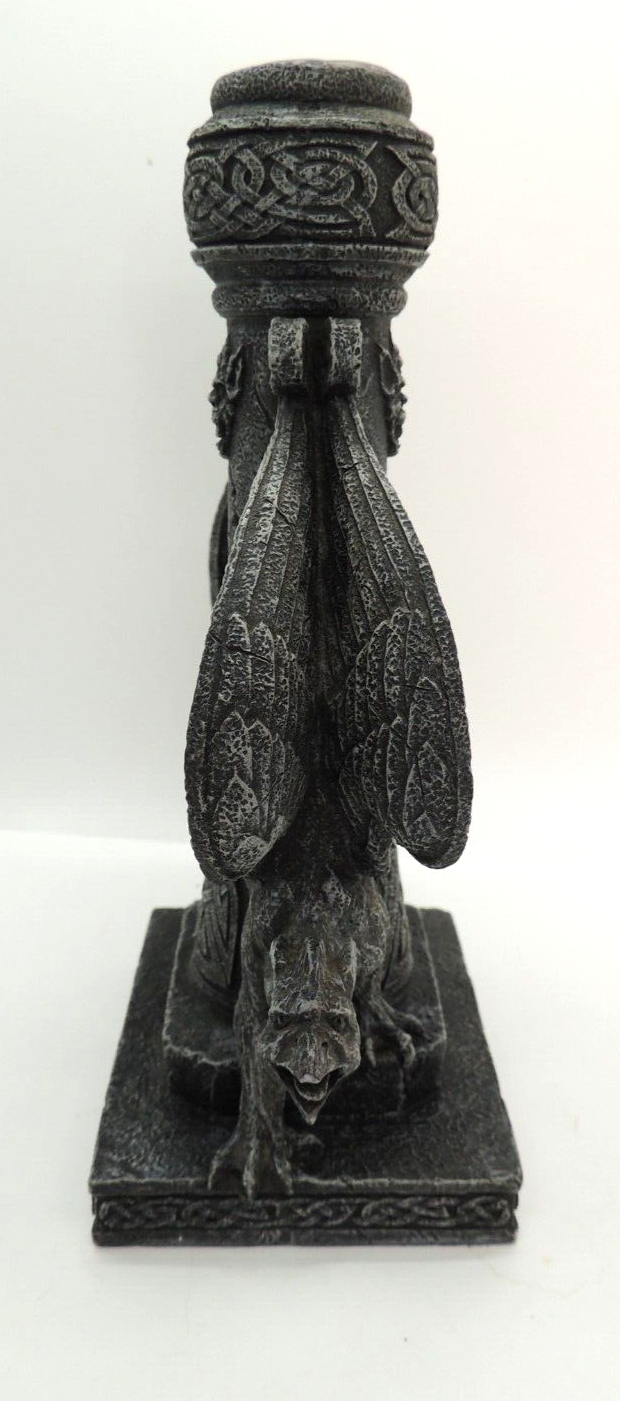 Pacific Giftware Gargoyle Candle Holder Growling Double Gargoyle Statue ...