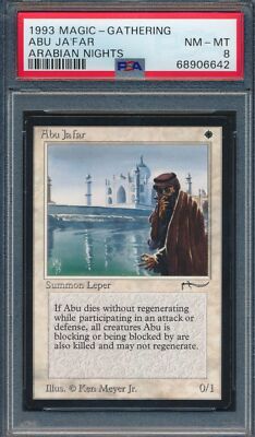 Arabian Nights Abu Ja'far PSA 8 Graded Magic MTG (6642) | eBay