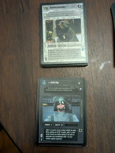 Vintage Star Wars CCG SWCCG Endor Complete LS DS Common Set Unplayed ...