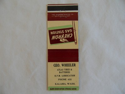 Kalama Washington automotive Chevron gas service station low # 432 ...