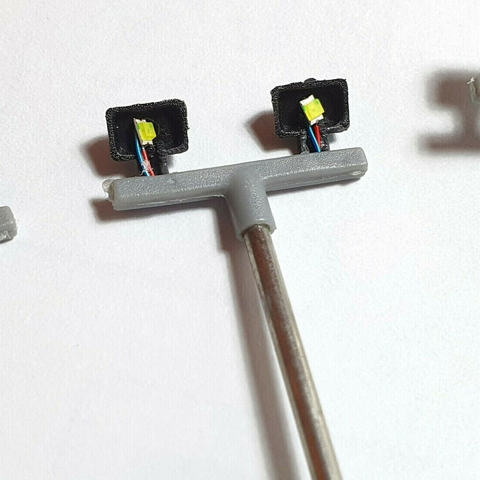 Train Lights Model Twin Accessories Flood Light LED Lights Layout Parts ...