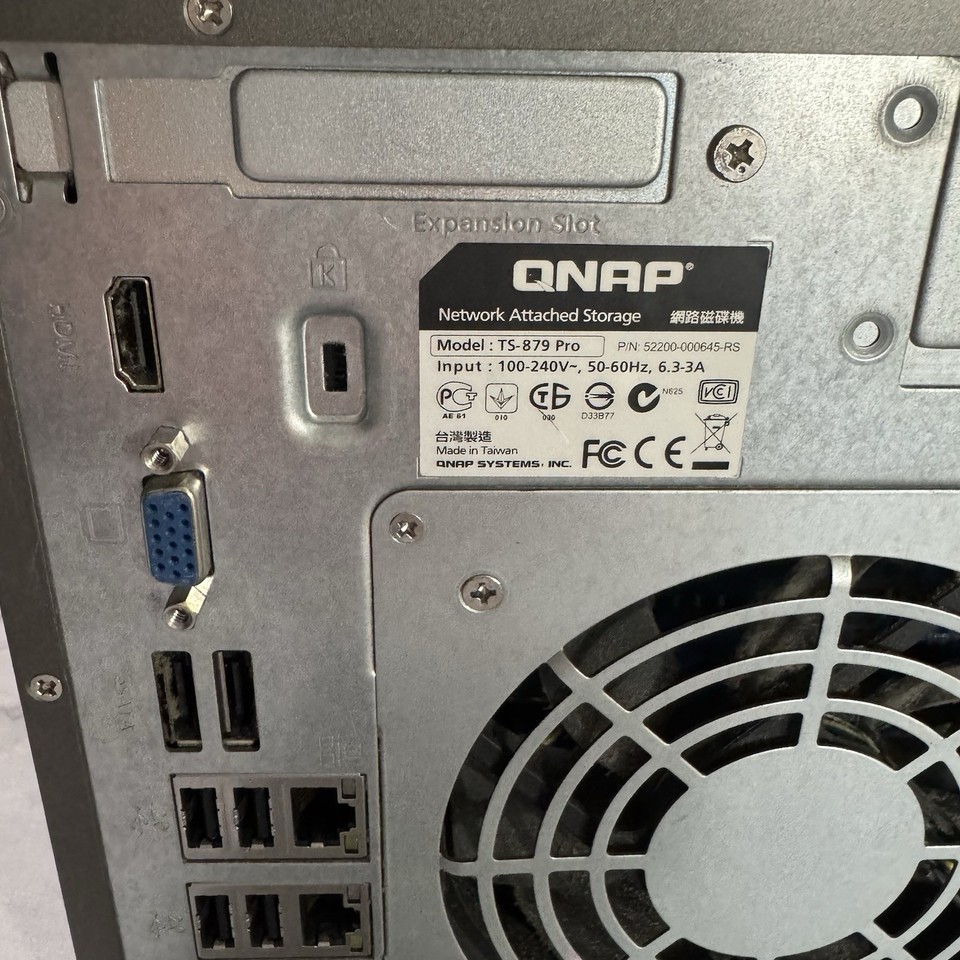 QNAP TS-879 Pro 8 Bay NAS - For Parts/Repair READ!! | eBay