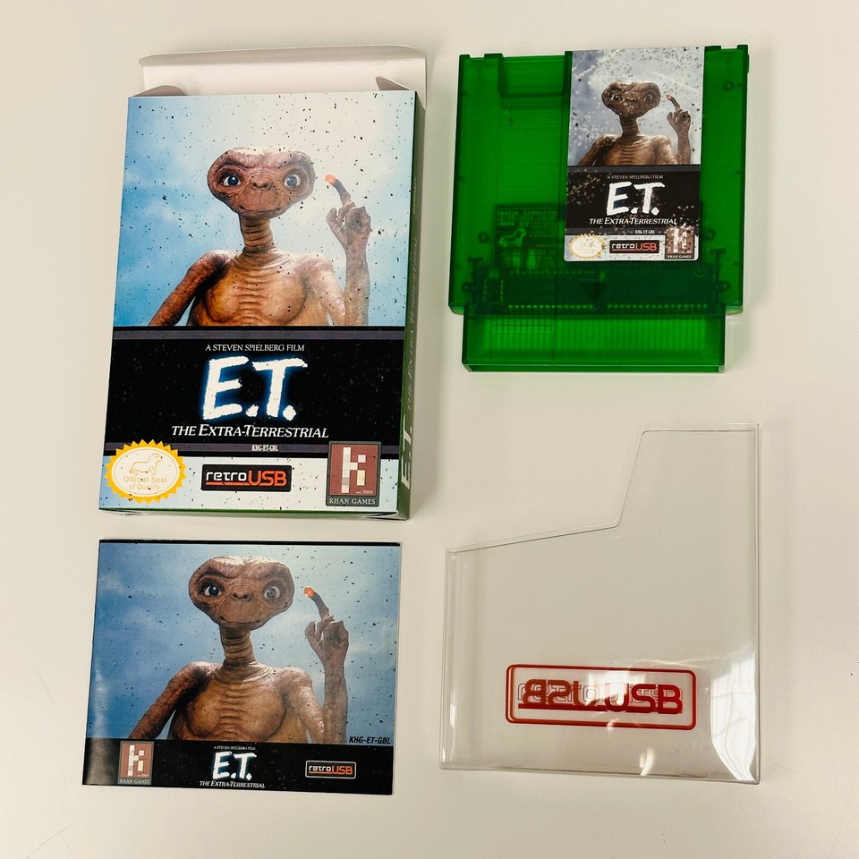 NES RETROUSB RETROZONE E.T. THE EXTRA TERRESTRIAL CIB KHAN GAMES | eBay