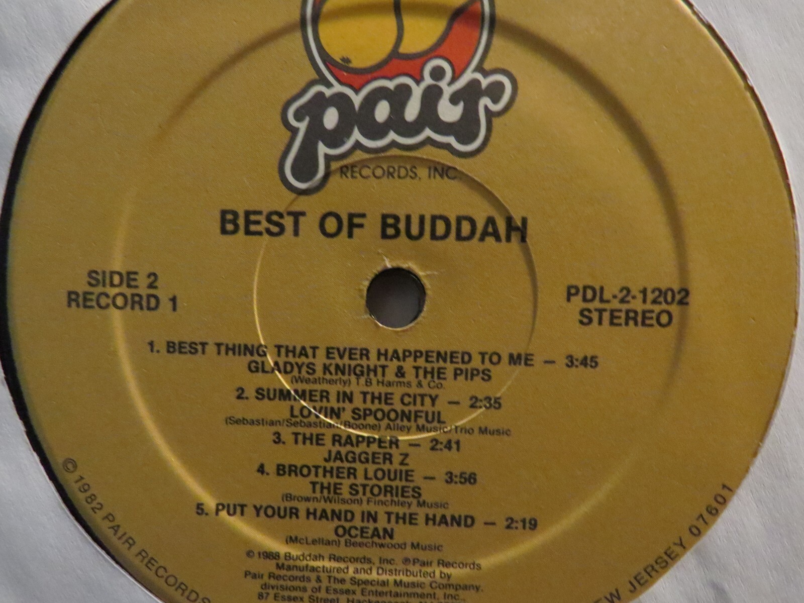 BEST OF BUDDAH RECORDS 2 LP SET PAIR RECORDS 1202 SPOONFUL GLADYS ...