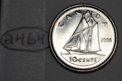 Canada 2006 Logo 10 cents Elizabeth II Canadian Dime Lot #2464 | eBay