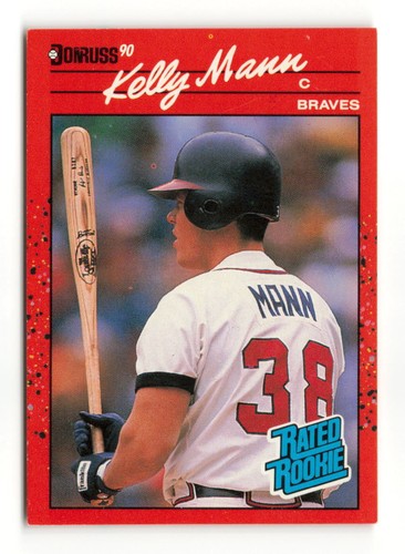 1990 DONRUSS #46 KELLY MANN ATLANTA BRAVES RATED ROOKIE | eBay