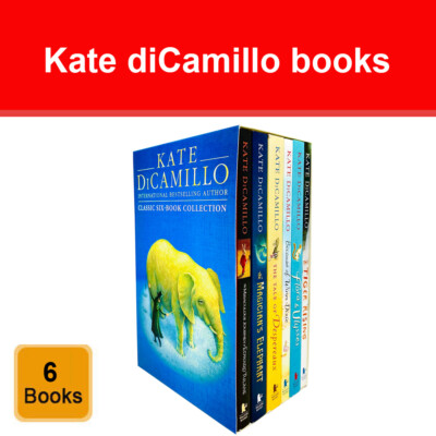 Kate DiCamillo Classic 6 Books Collections Box Set Tiger Rising, Flora ...