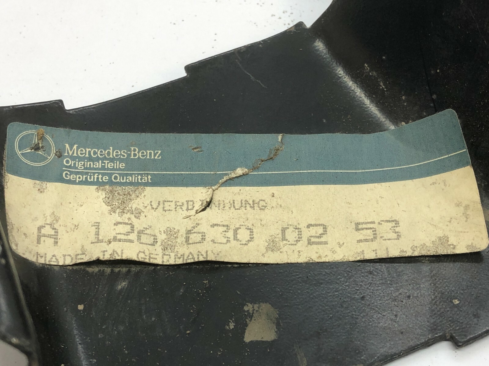 Mercedes W126 Front Right Pillar Connection Panel Part # 1266300253 ...