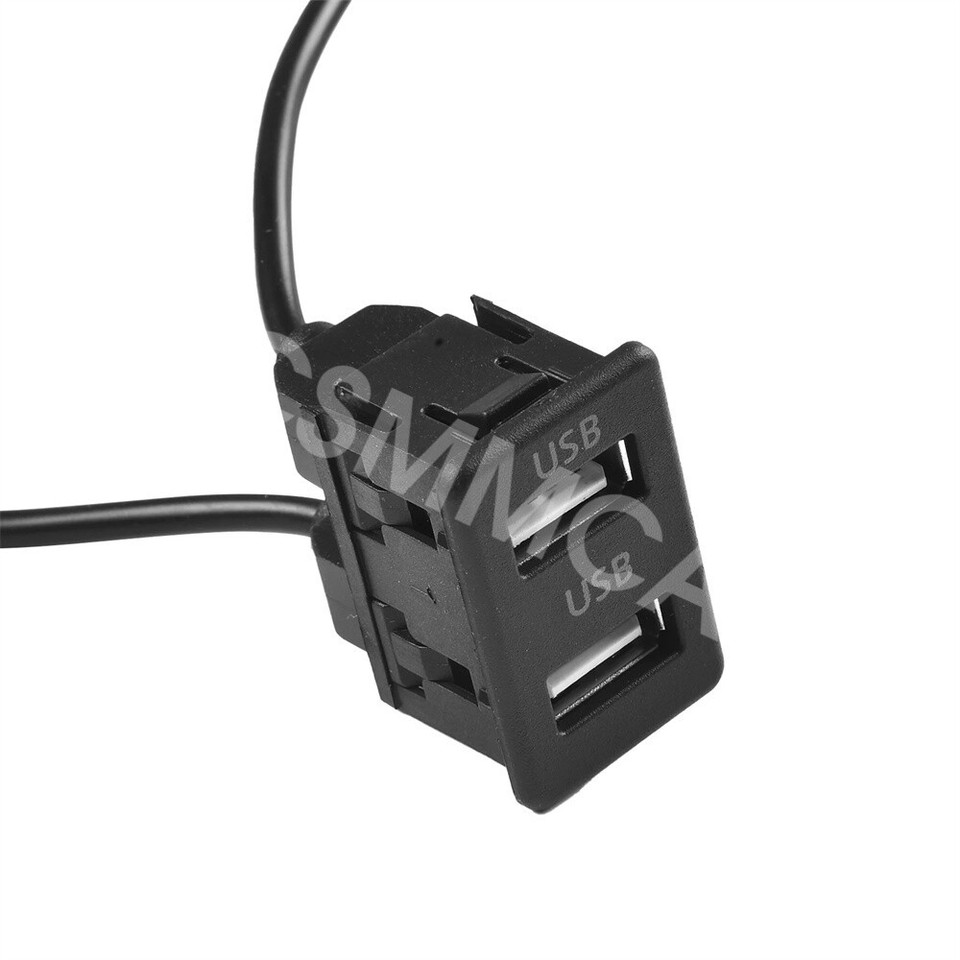 Dual USB Port Panel Interface Extension Cable 145cm For Car Android ...