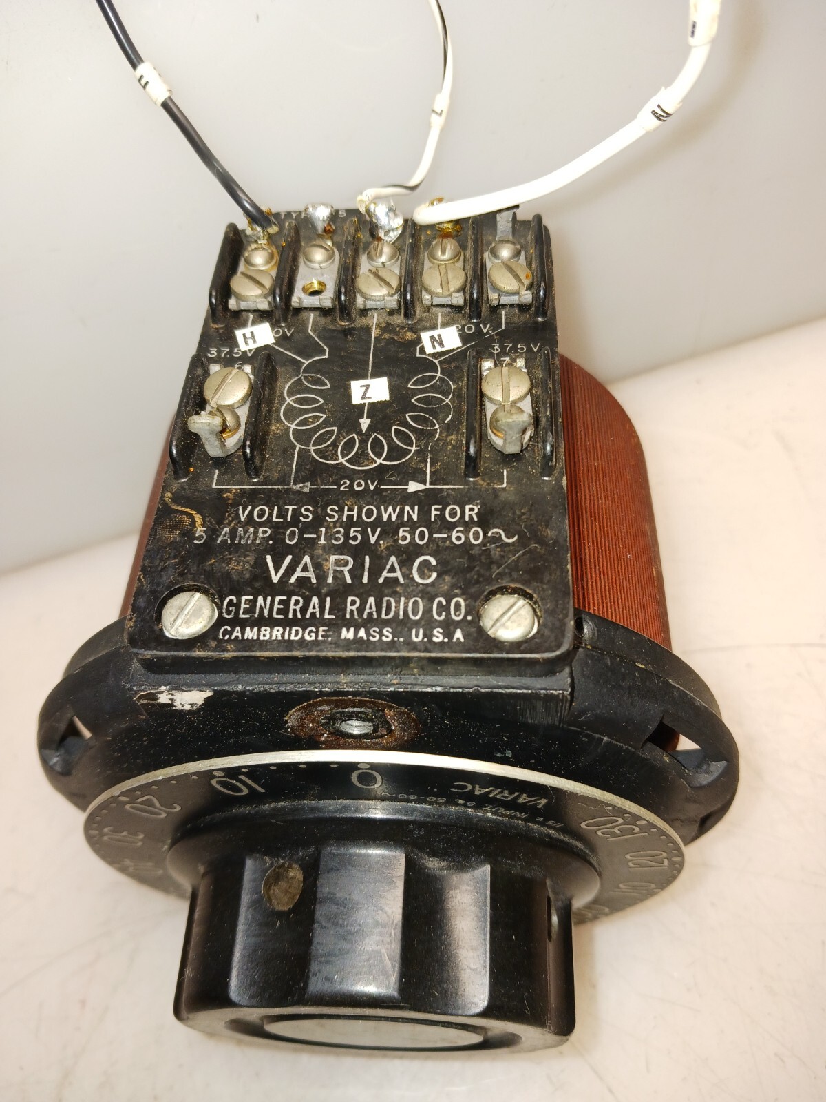 GENERAL RADIO 0-135 V VARIAC TYPE V5 120 VAC | eBay
