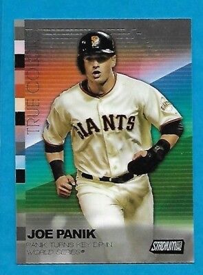 2015 Stadium Club JOE PANIK True Colors insert card GIANTS | eBay