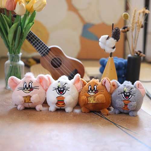 Cartoon Plush Jerry Mouse Doll Toy Keychain Pendant Backpack Hangings ...