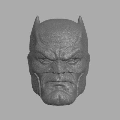 Old Man Batman Dark Knight custom head for DC Comics & other action ...