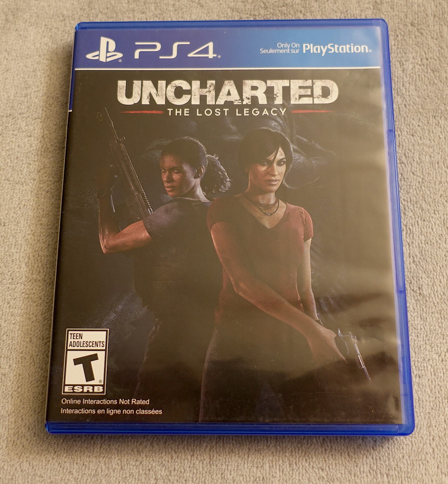 UNCHARTED THE LOST LEGACY ( PS4 ) NEAR MINT CLEAN DISC , PS4 NAUGHT DOG ...