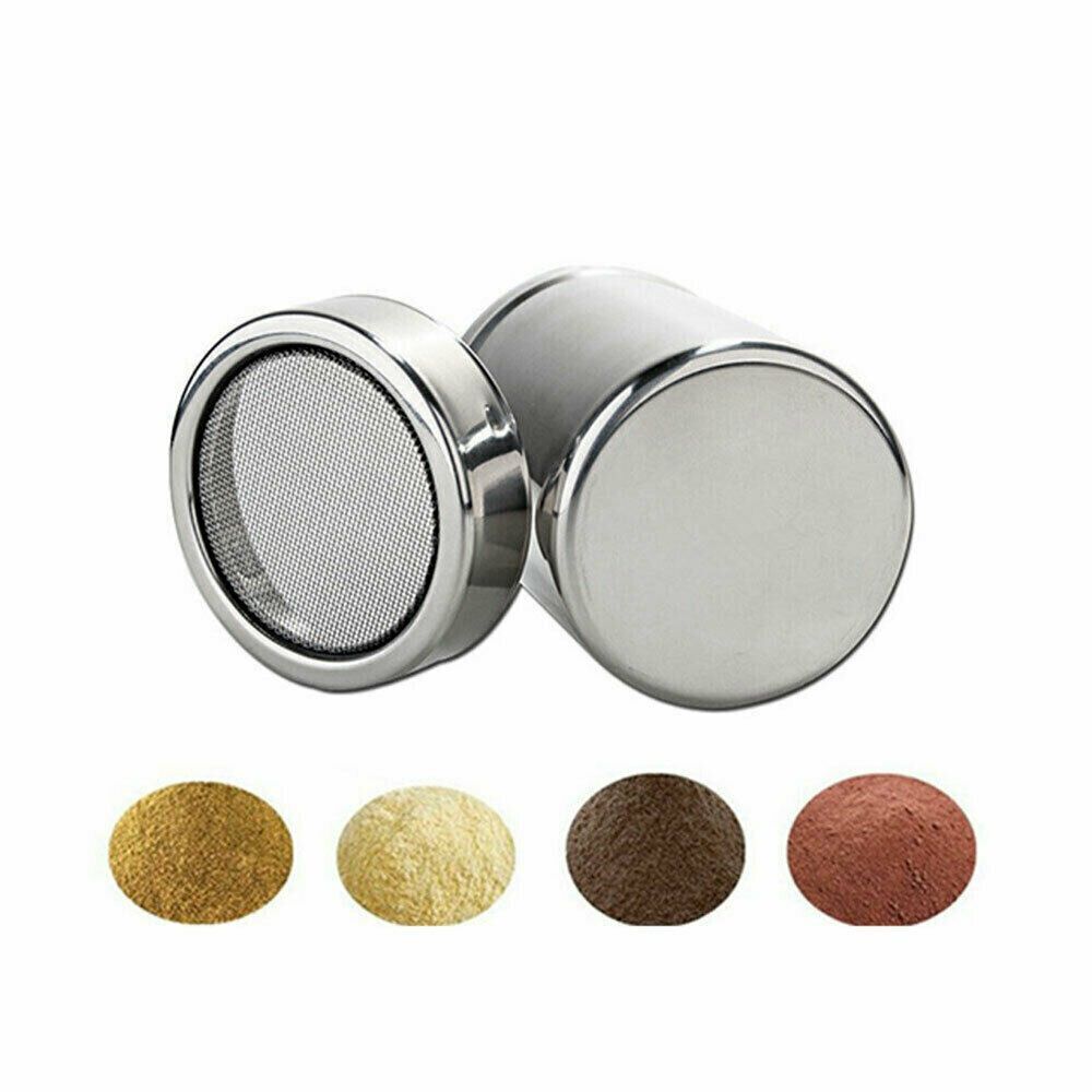 Cocoa Powder Sugar Shaker Coffee Sifter Sprinkler Flour Duster Shaker ...
