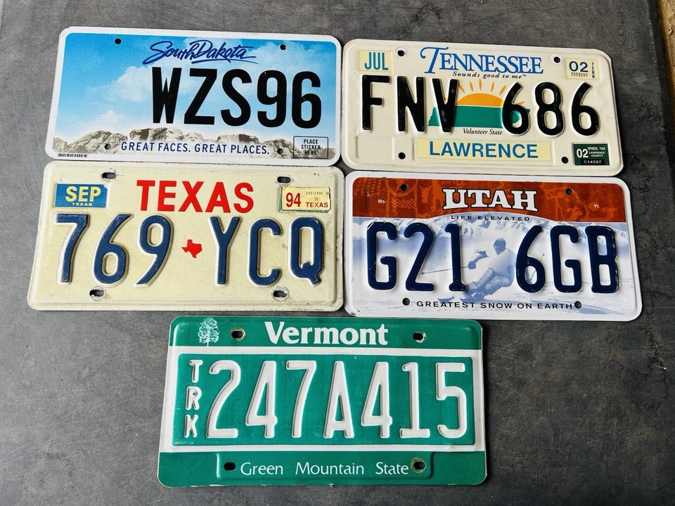 LOT OF 50 COMPLETE SET OF ALL UNITED STATES LICENSE PLATES——CHECK IT ...