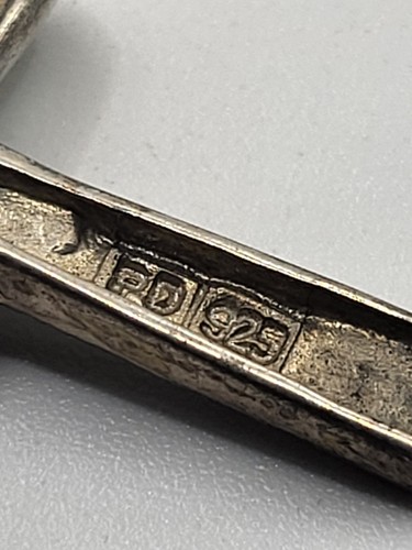Vtg Signed PD 925 Sterling Petite Marcasite Cross Pendant Unisex ...