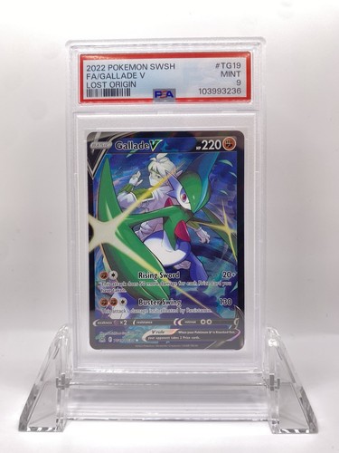 Pokemon Gallade V TG19/TG30 Full Art Trainer Gallery Lost Origin PSA 9 ...