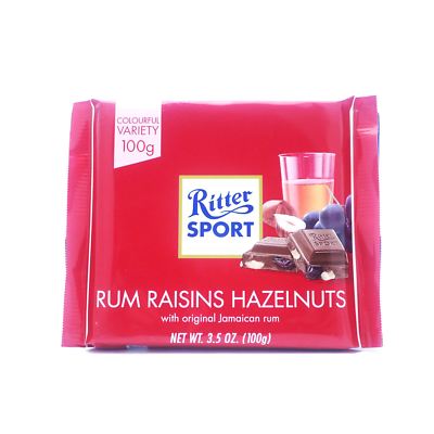 Ritter Sport Rum & Raisin 100g (Box of 12) | eBay UK