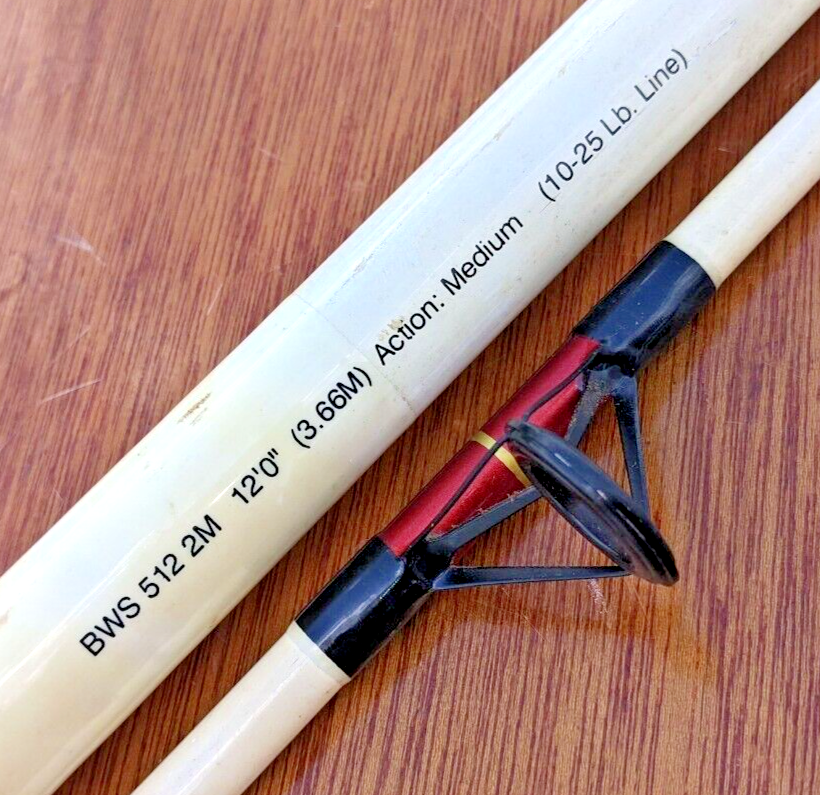 Large Shakespeare 12' Saltwater Fishing Rod Model BWS 512 2M Medium ...