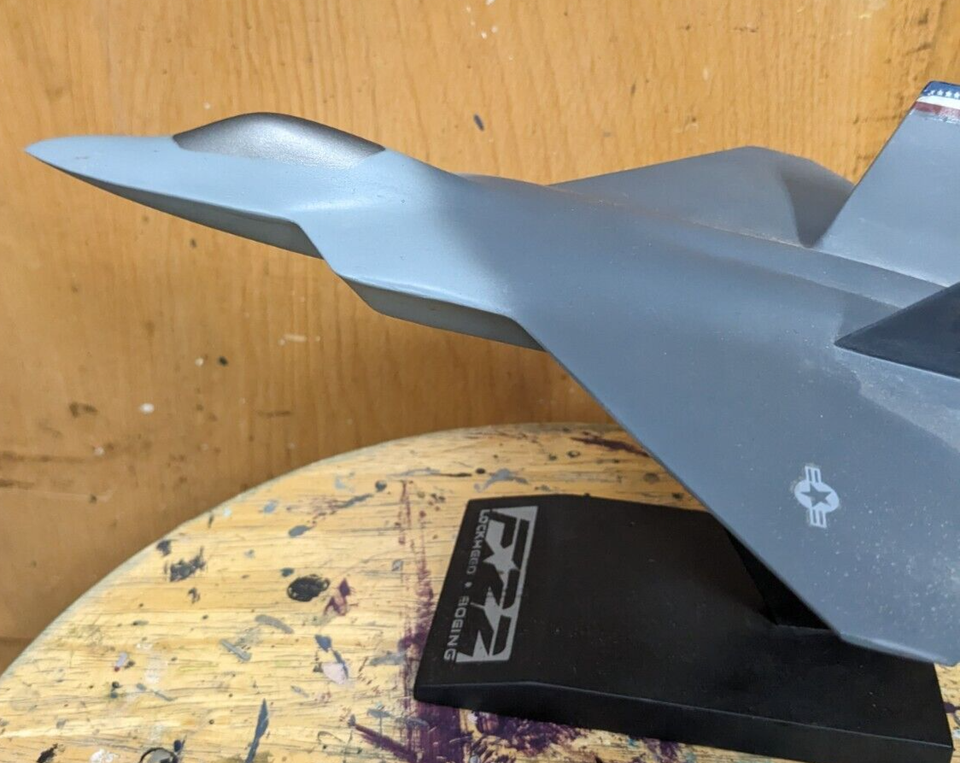 F-22 Raptor 1/72 Lockheed Martin General Dynamics Plane Model w Base | eBay