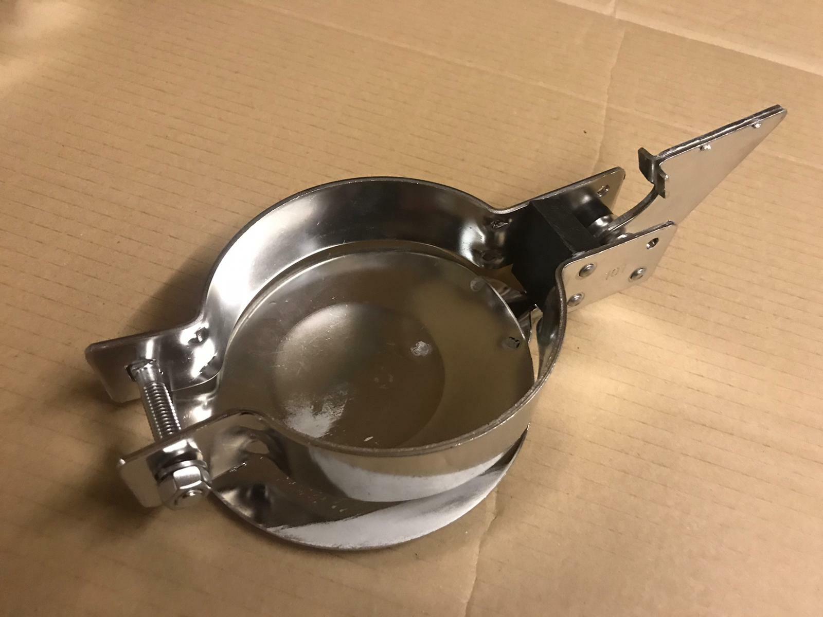 114mm / 4.5" Weather Stainless Steel Raincap Flap Cover for Stack Pipe ...