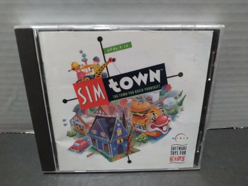 VTG SIM TOWN PC VIDEO GAME 1995 MADE IN USA CLEAN | eBay
