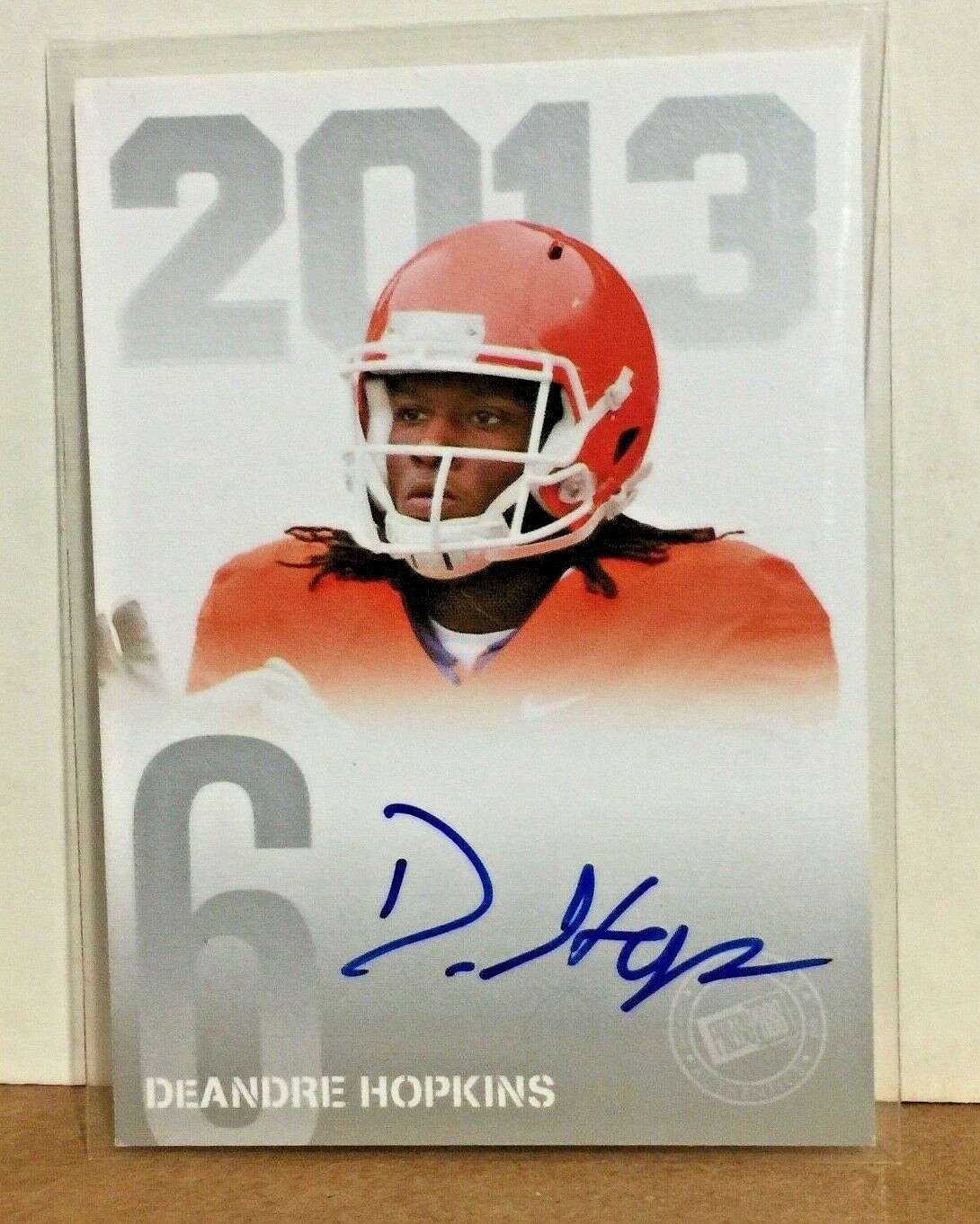 DeAndre Hopkins 2013 Press Pass Authentics Rookie Silver Certified ...